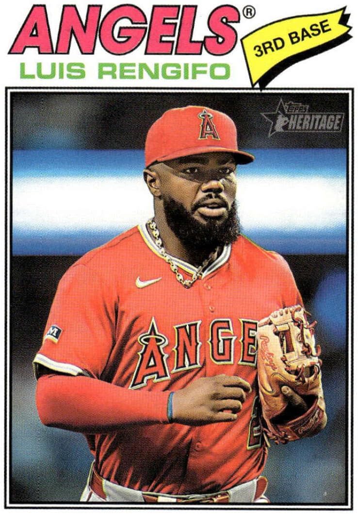 Amazon.com: 2026 Topps Heritage Baseball #149 Luis Rengifo Angels ...