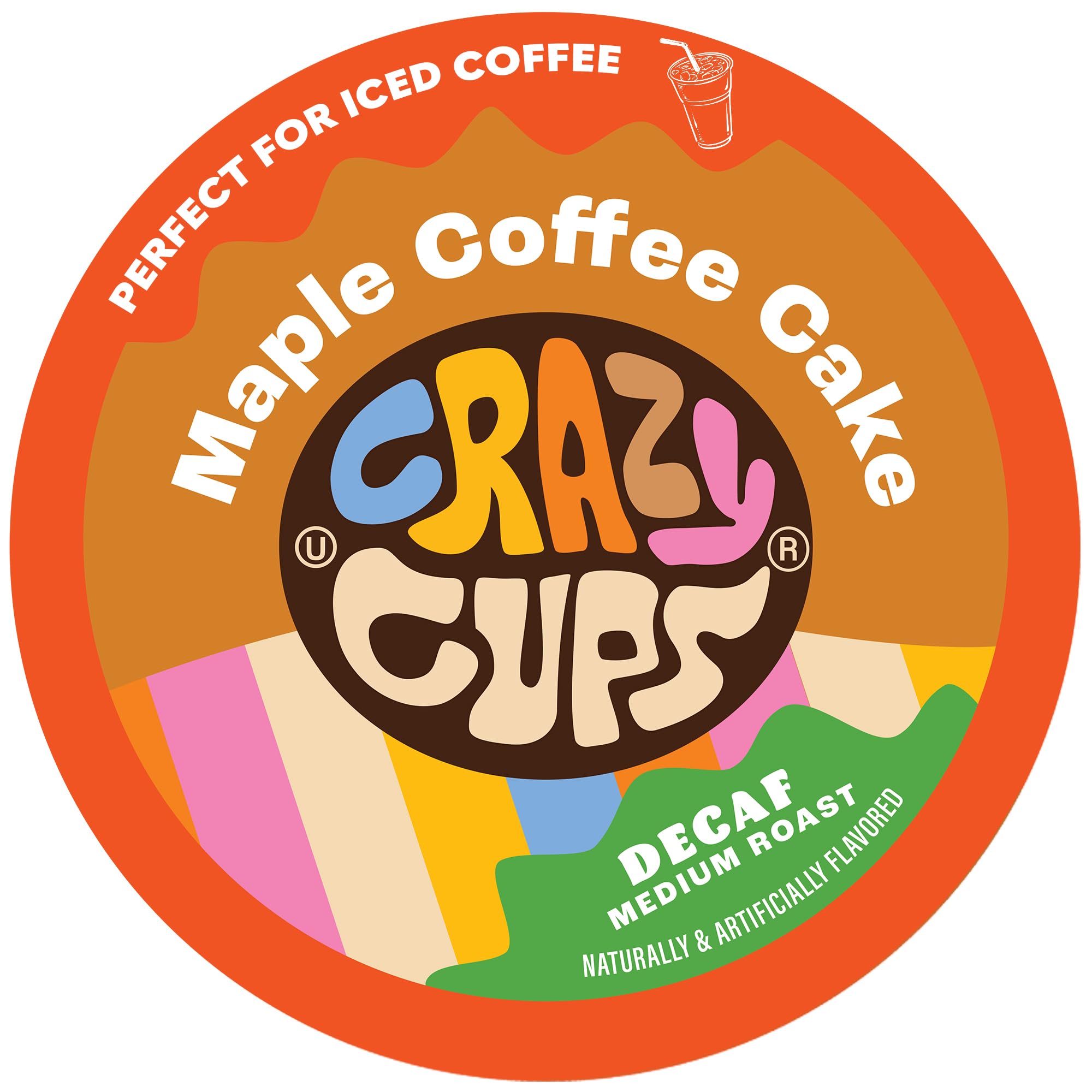 Amazon.com: Crazy Cup Decaf Flavored Coffee Pods, Decaffeinated Maple ...