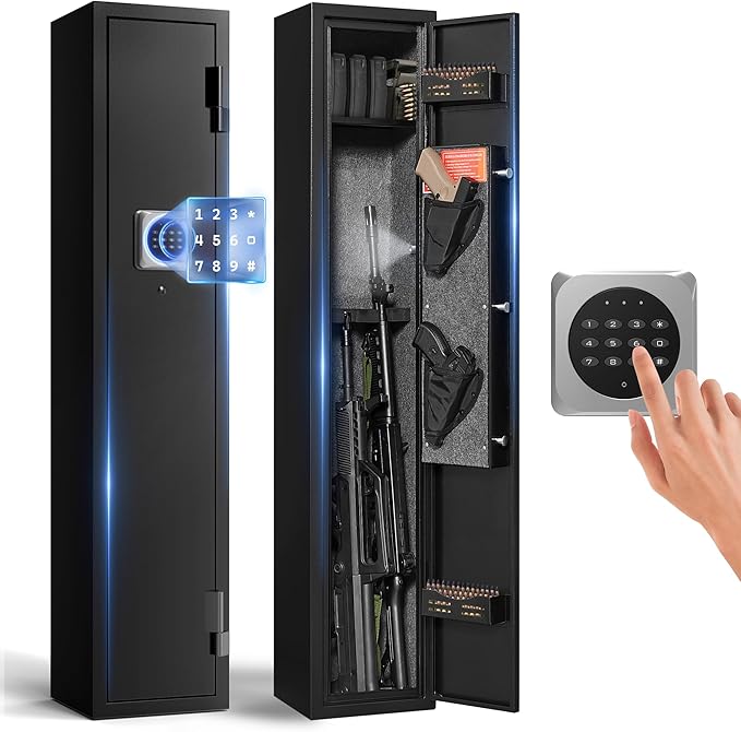 Amazon.com: Rifle Safe, 3 Gun Safe for Rifles and Pistols Gun Cabinet ...