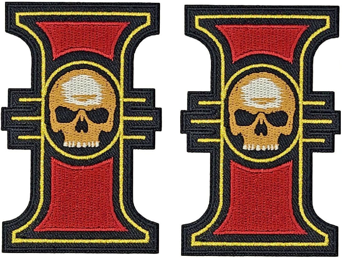 Amazon.com: Imperial Inquisition Skull 40K Patch 2pc Bundle - 3.5 x 2 ...