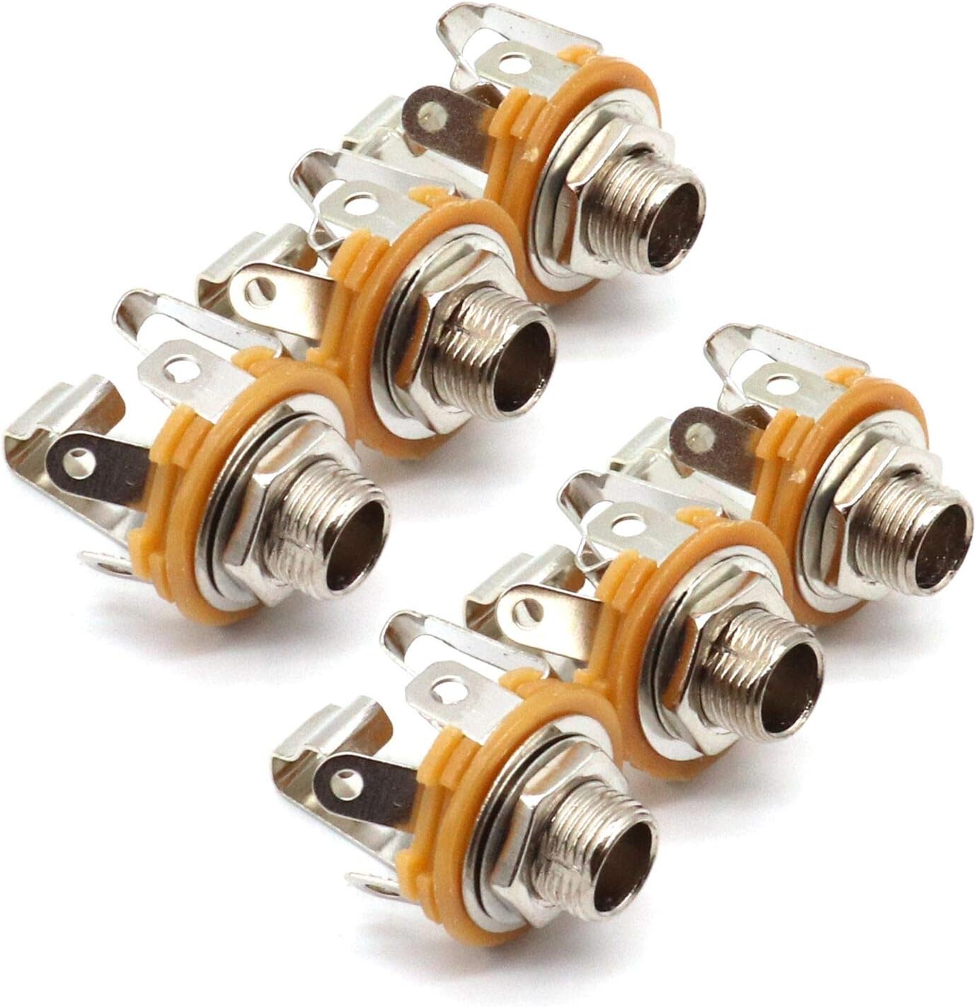 Amazon.com: LOCHSOEL 6.35mm (1/4inch) Female Stereo Socket Panel Mount ...