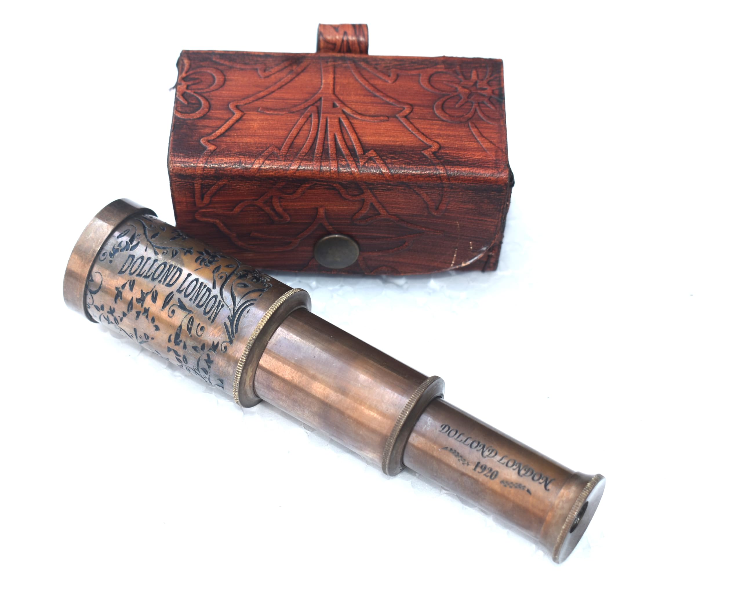 Amazon.com: Brass Telescope, Collapsible Monocular Brass Spyglass ...