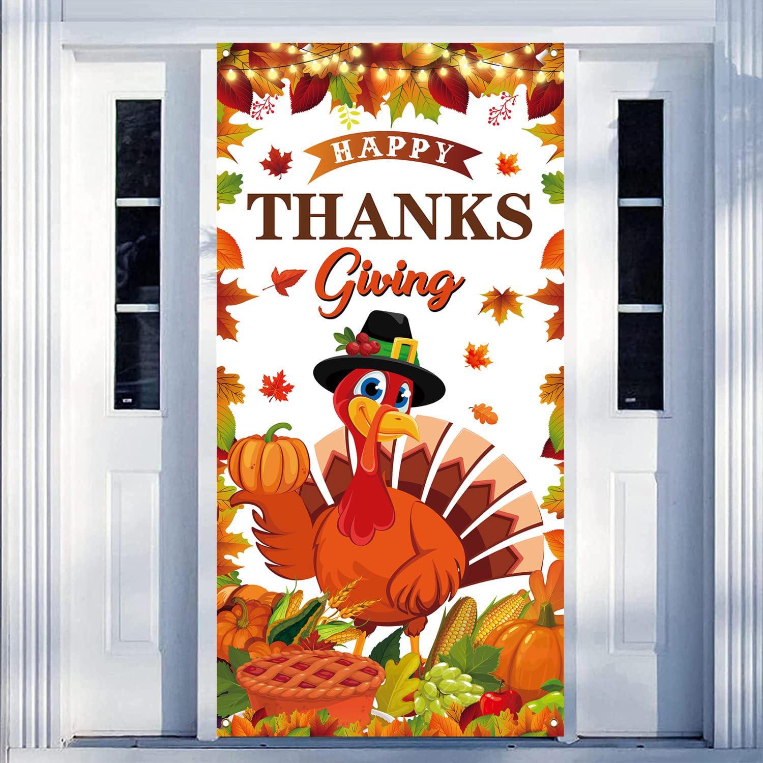Amazon.com: Thanksgiving Party Decorations Large Size Happy ...