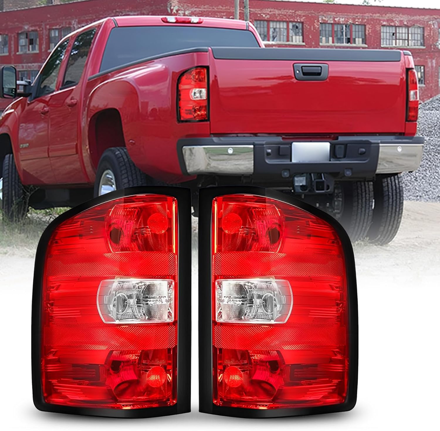 Amazon.com: AUTOONE - For 2007-2013 Chevy Silverado Tail Light Assembly ...