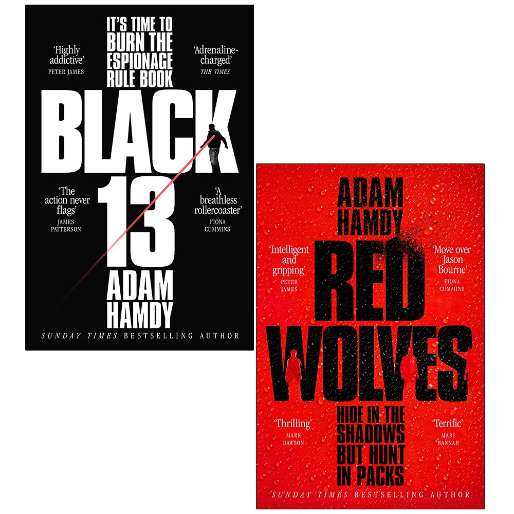 Scott Pearce Series 2 Books Collection Set By Adam Hamdy (Black 13, Red ...
