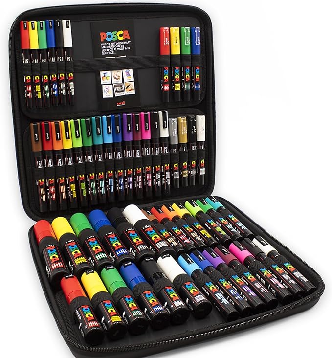 Posca - PC-17K / PC-7M / PC-5M / PC-3M / PC-1M / PC-1MR - Paint Marker ...