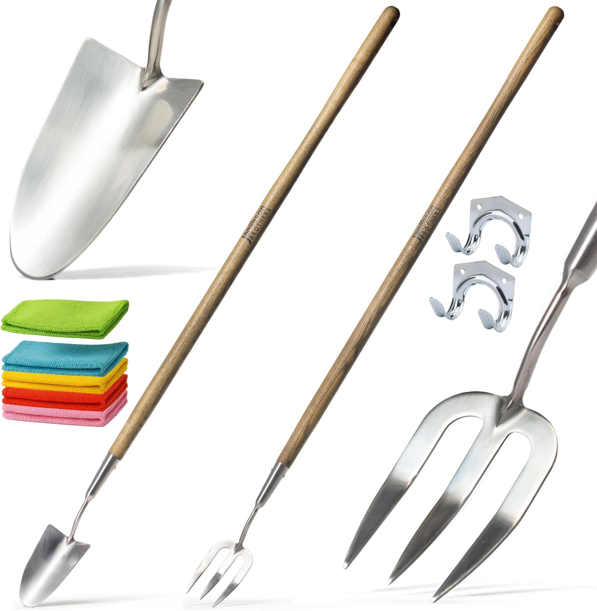 4-Piece Long Handled Garden Tool Set : Amazon.co.uk: Garden