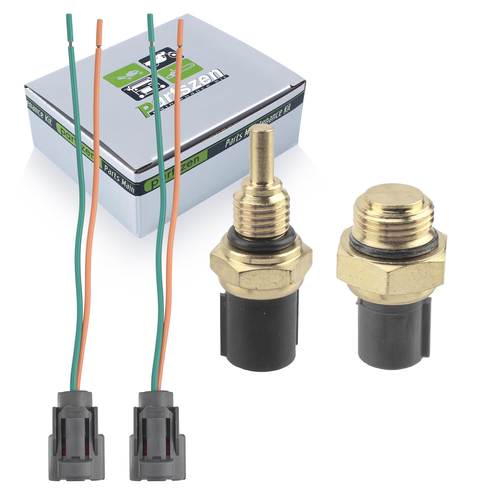 Amazon.com: partszen 37760-P00-003 37870-PJ7-003 S2543 Coolant Fan ...