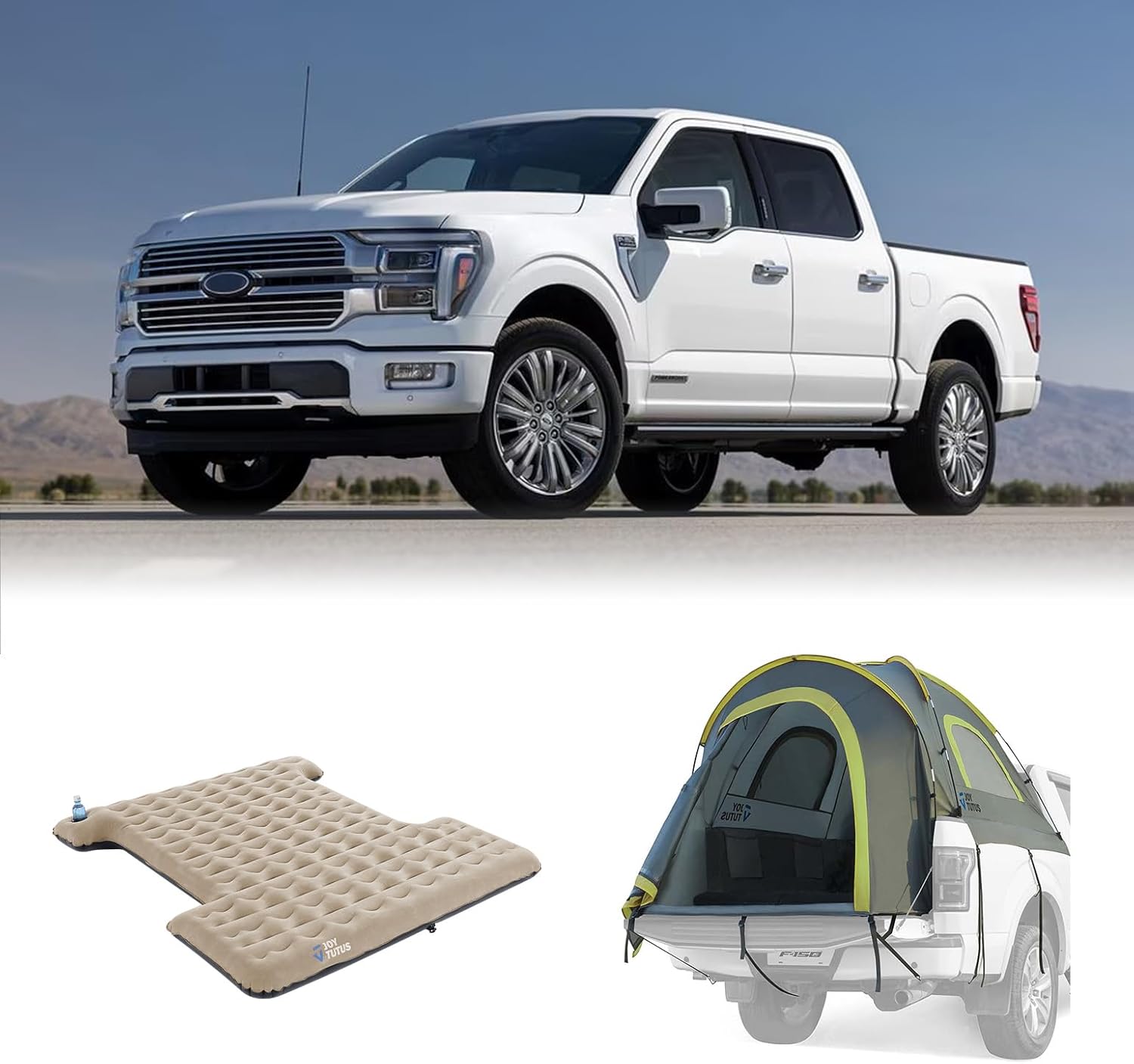 Amazon.com: JOYTUTUS 5.5-6ft Truck Tent + JOYTUTUS 5.5-5.8ft Light ...