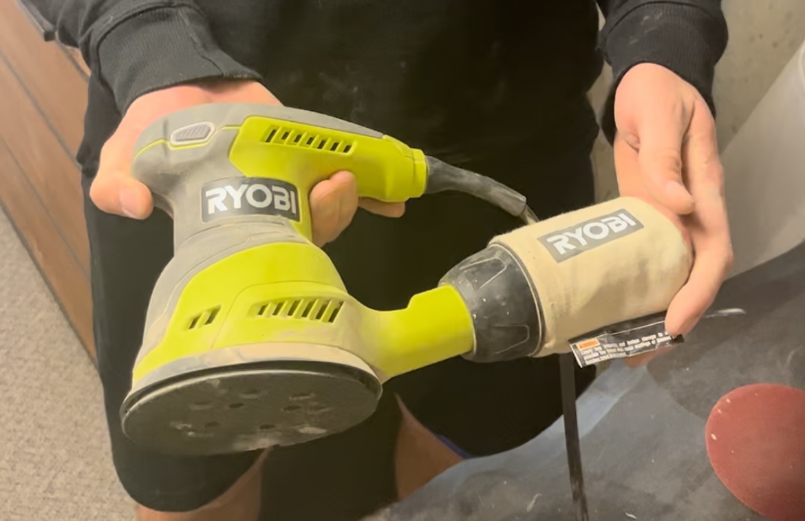 Watch Honest Review RYOBI 5in Corded Random Orbital Sander on Amazon Live