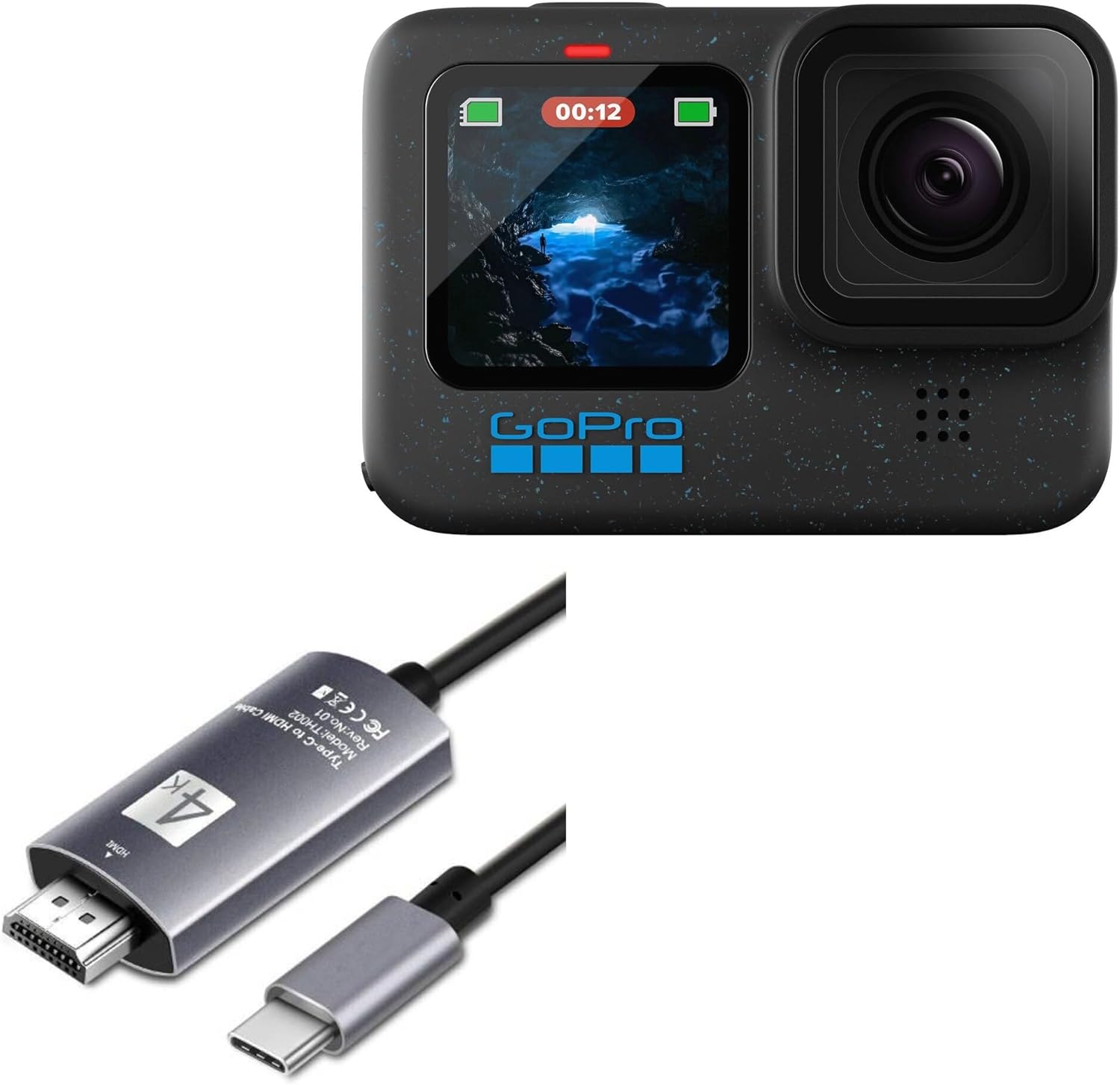 Amazon.com: BoxWave Cable Compatible with GoPro Hero 12 - SmartDisplay ...