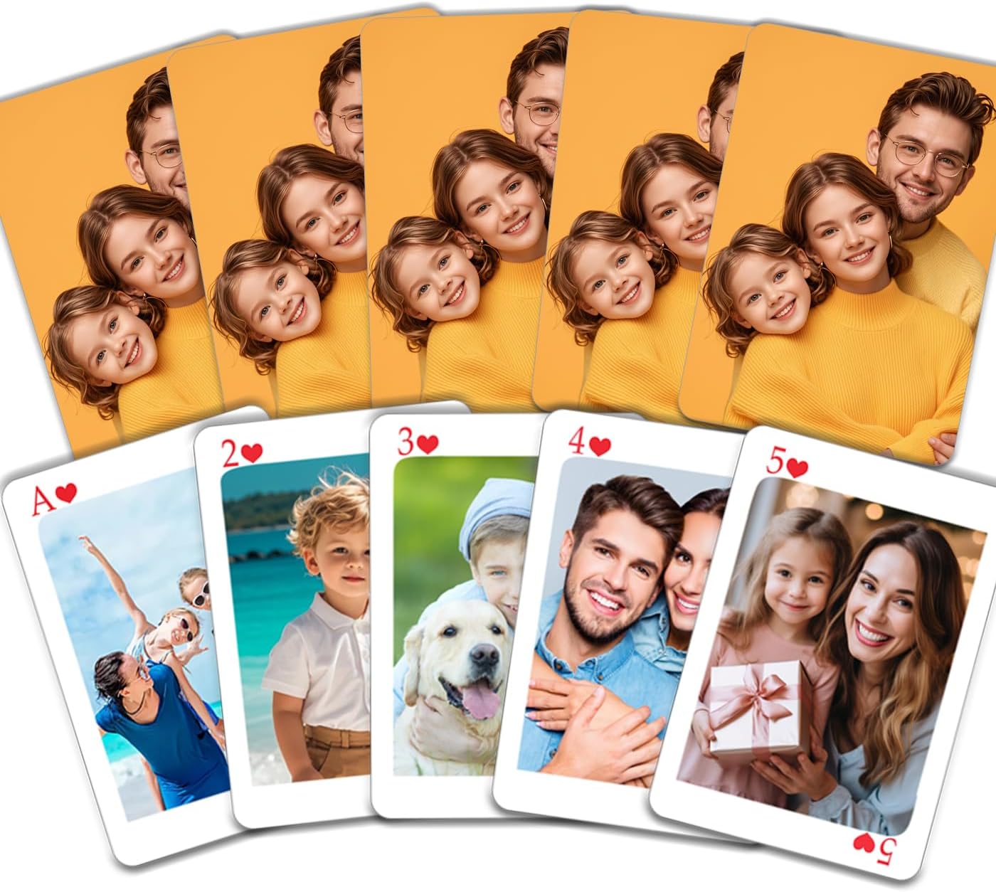 Amazon.com: PRIVATEDIY Custom Playing Cards - Personalized Playing ...
