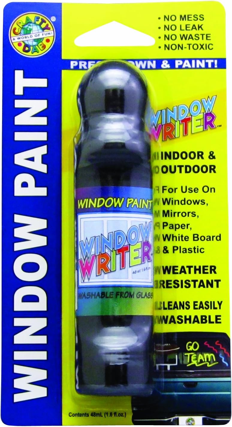 Amazon.com : Crafty Dab Window Writer - Black : Art Paints : Arts ...