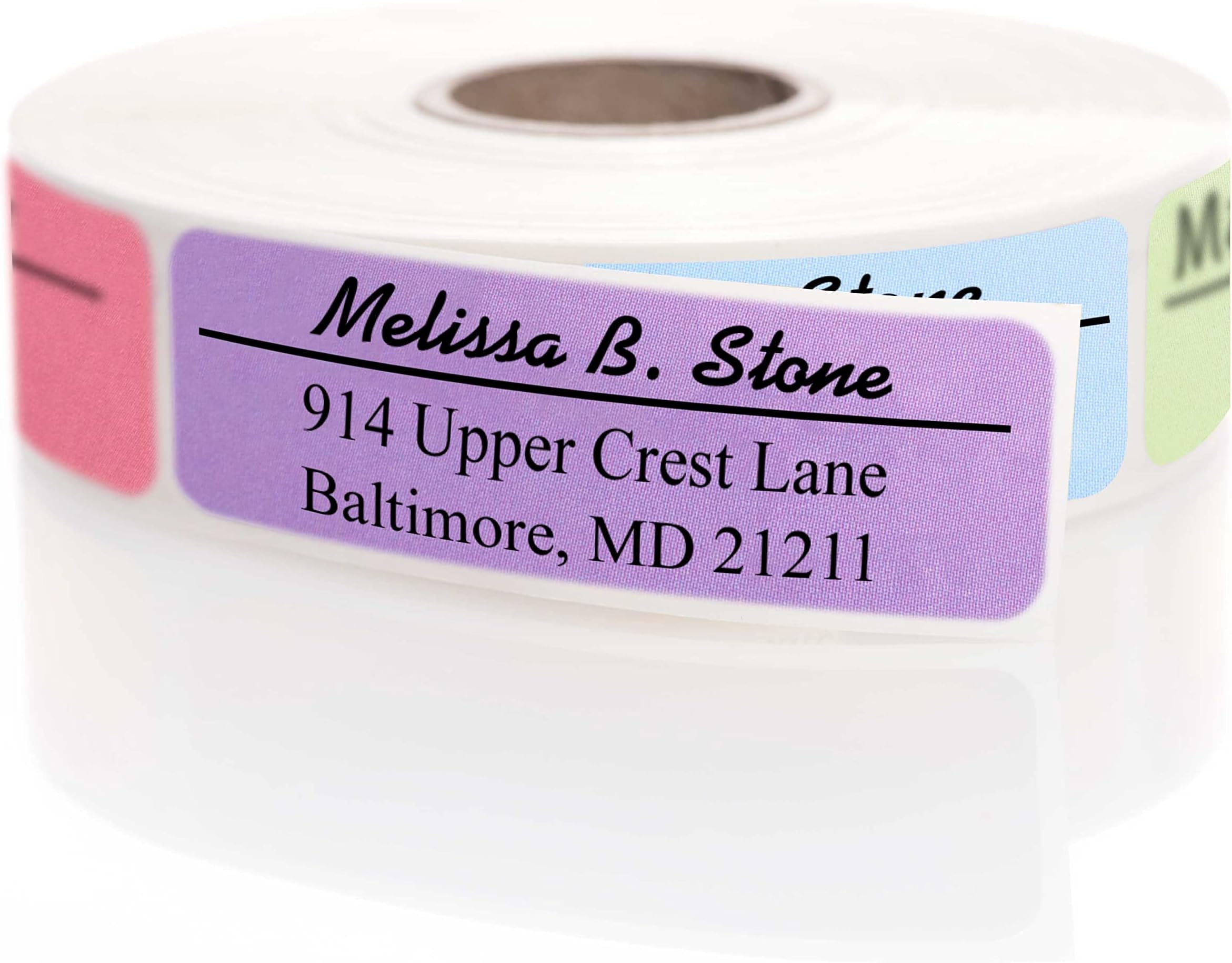 Amazon.com : Modern Classic Rolled Return Address Labels with Elegant ...