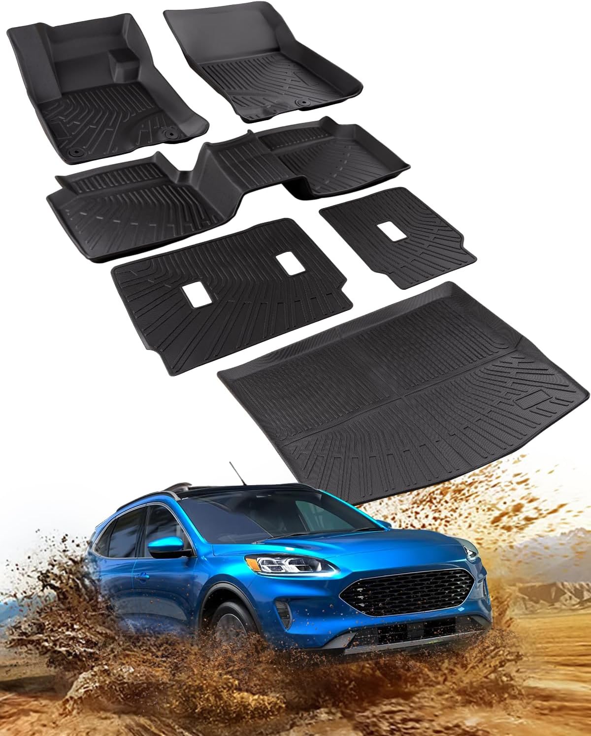 Amazon.com: for Ford Escape Floor Mats 2025 2024 2023-2020 (Not for ...