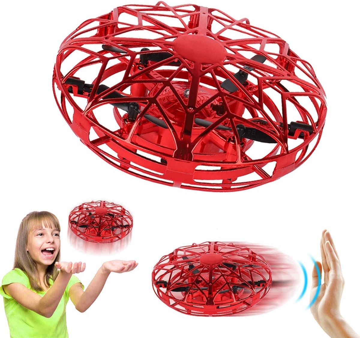 ZeroPlusOne® Hand Operated Drones for Kids or Adults - Air Magic Scoot ...