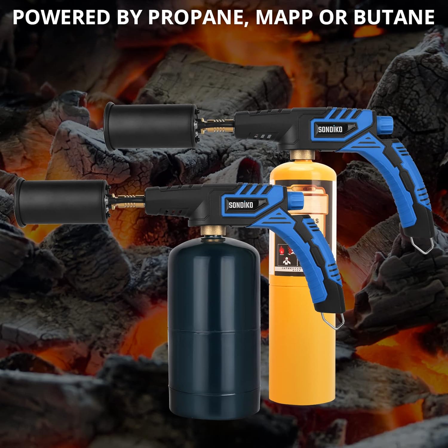 Powerful Cooking Propane Torch Cooing Torch – Kitchen Torch Fire Gun ...