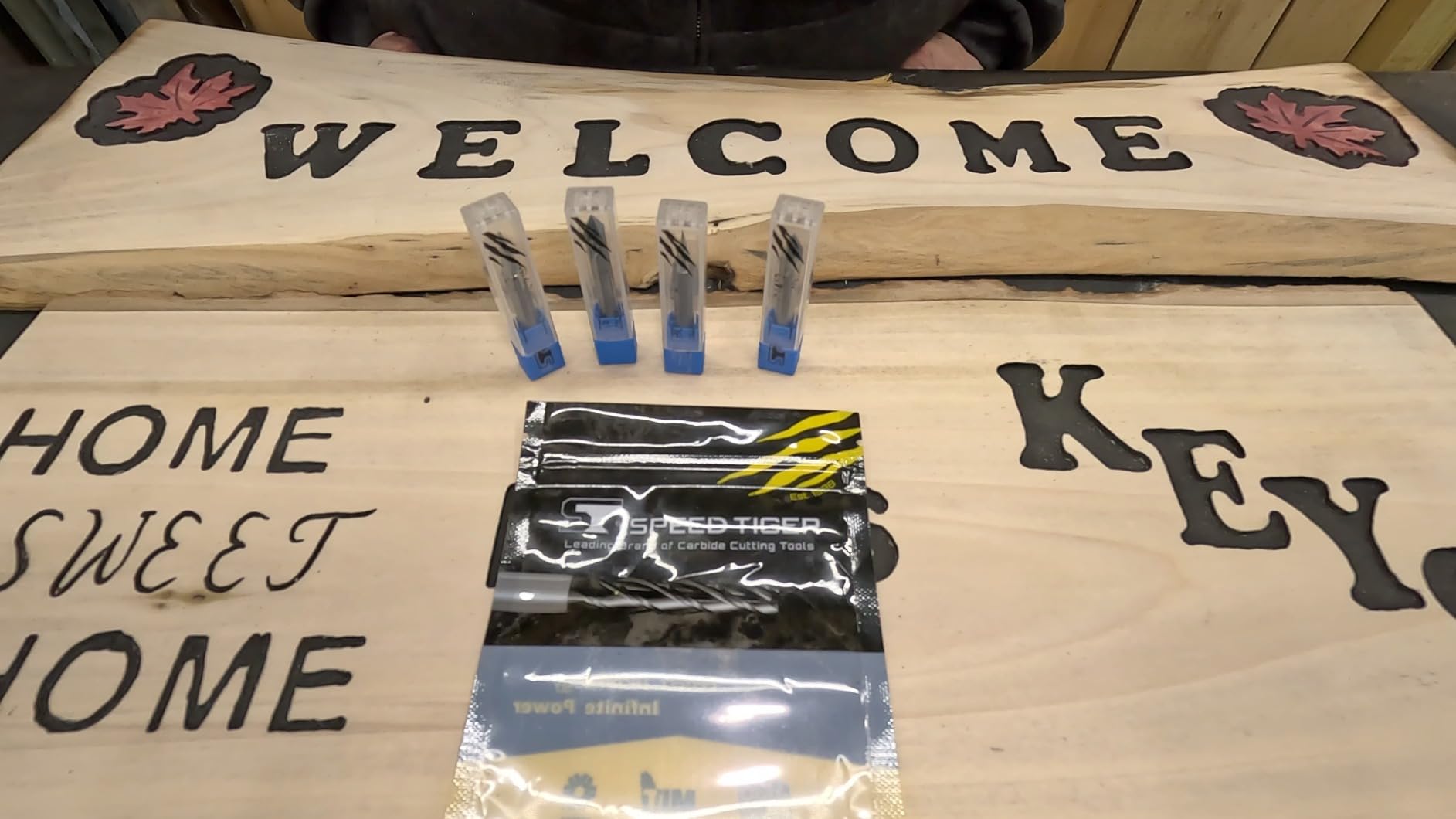 SPEED TIGER Carving Router Bit Set - ICARVE 60° & 90° V Groove, 15 ...