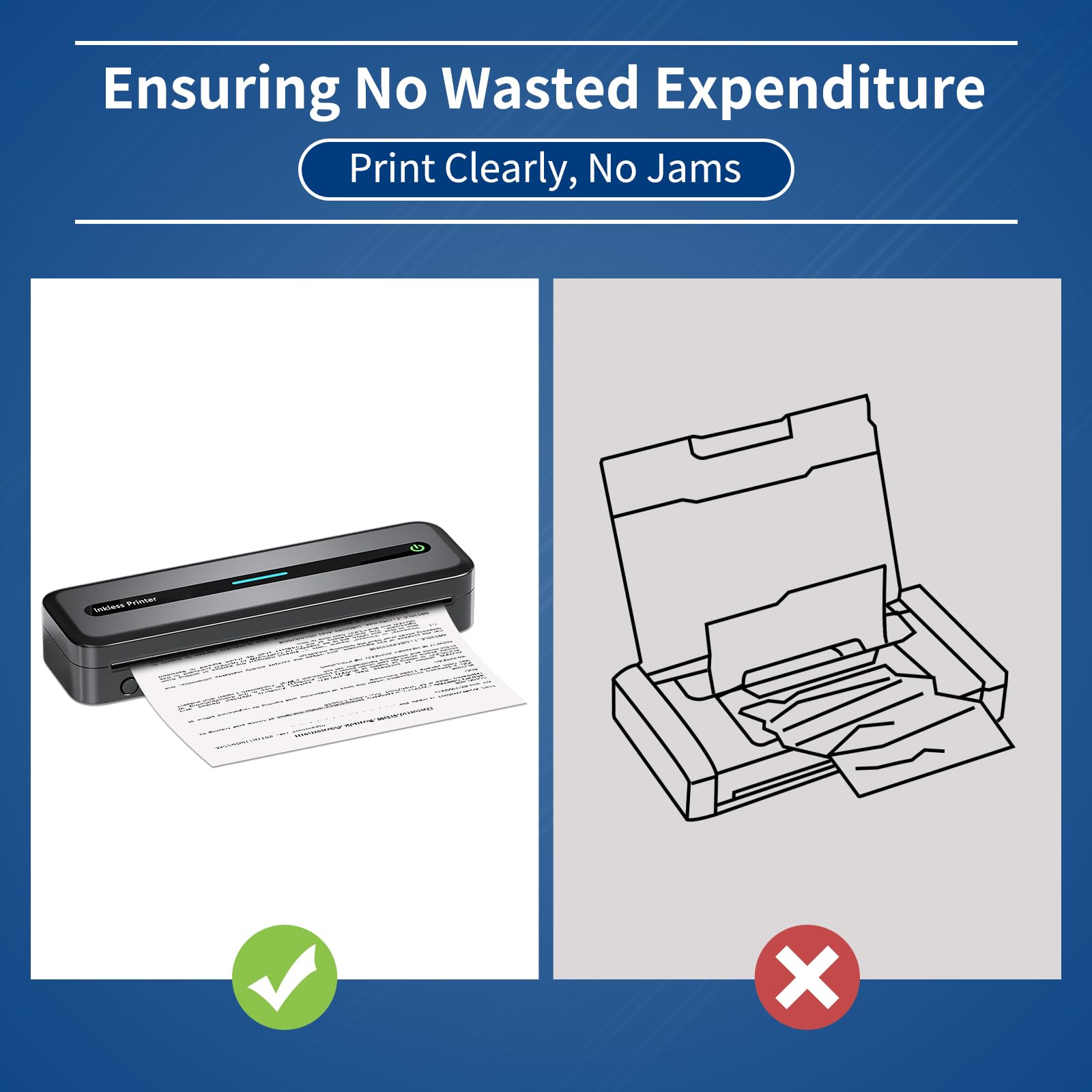 Snapklik.com : COLORWING Thermal Printer Paper 8.5 X 11 US Letter Size ...