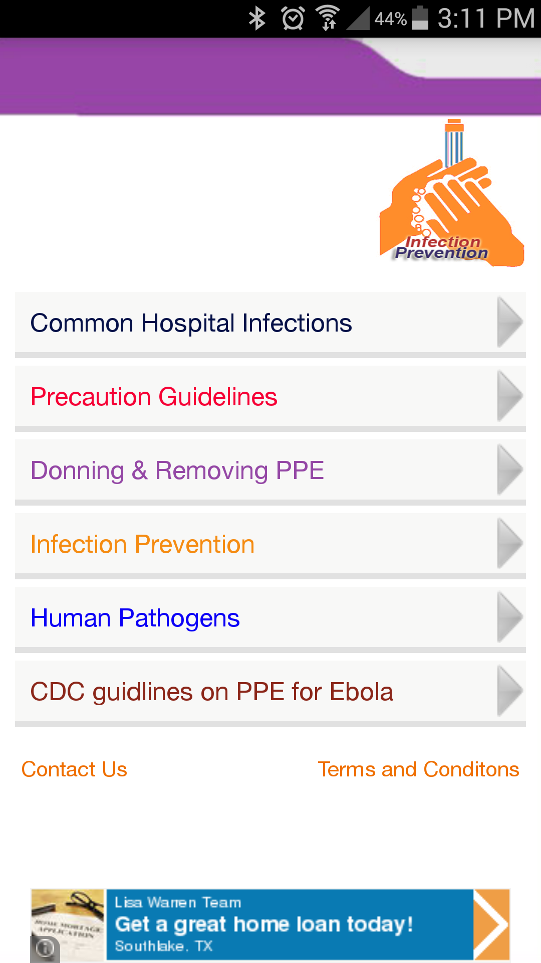 Infection Prevention - App on Amazon Appstore