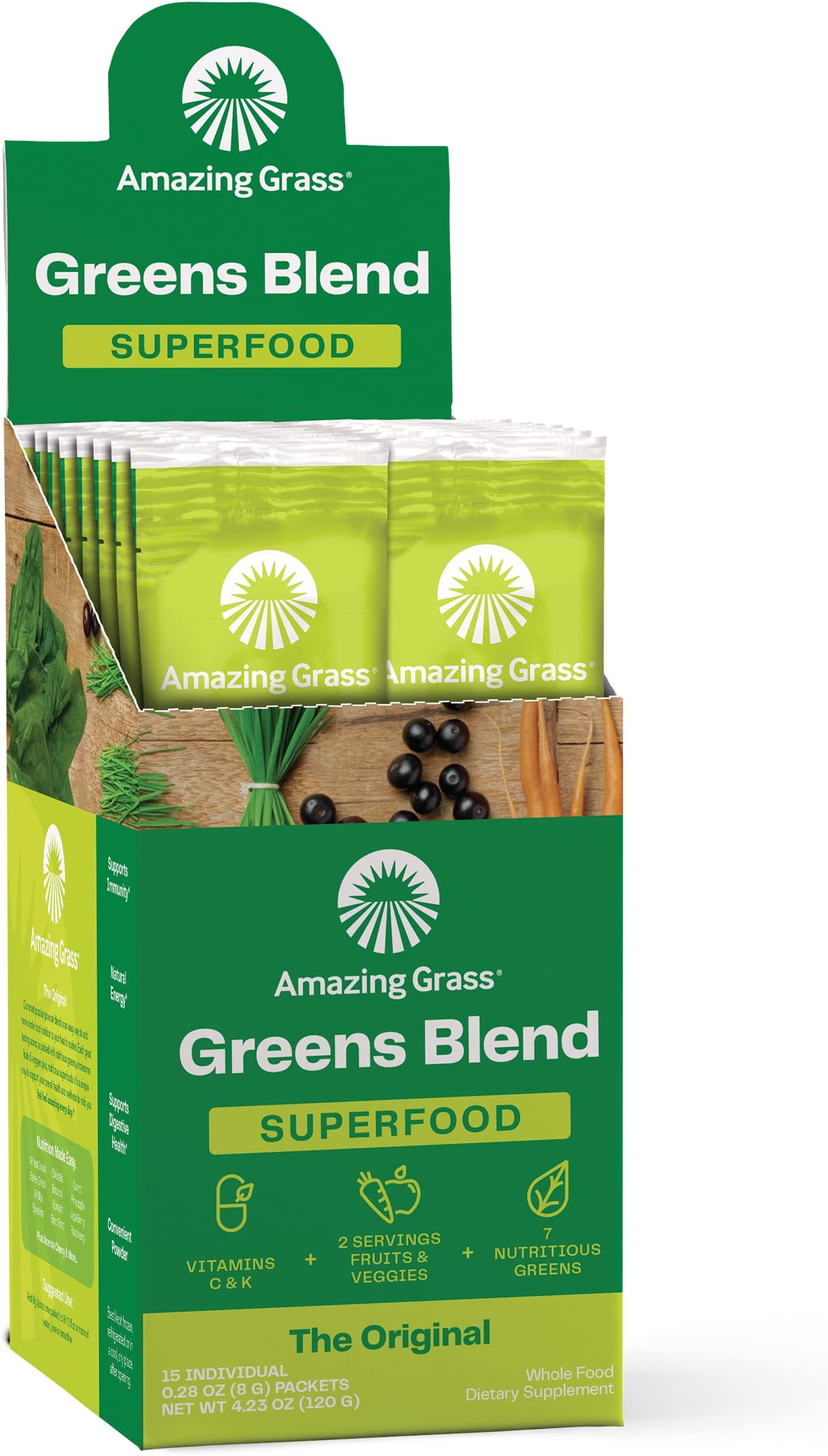 Amazon.com: TRUMETA Superfood Reds Powder Packs - 14 Packet Servings ...