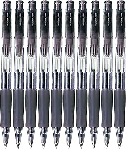 Amazon.com : Click Style Retractable Oil-based Ballpoint Pen, Black Ink ...