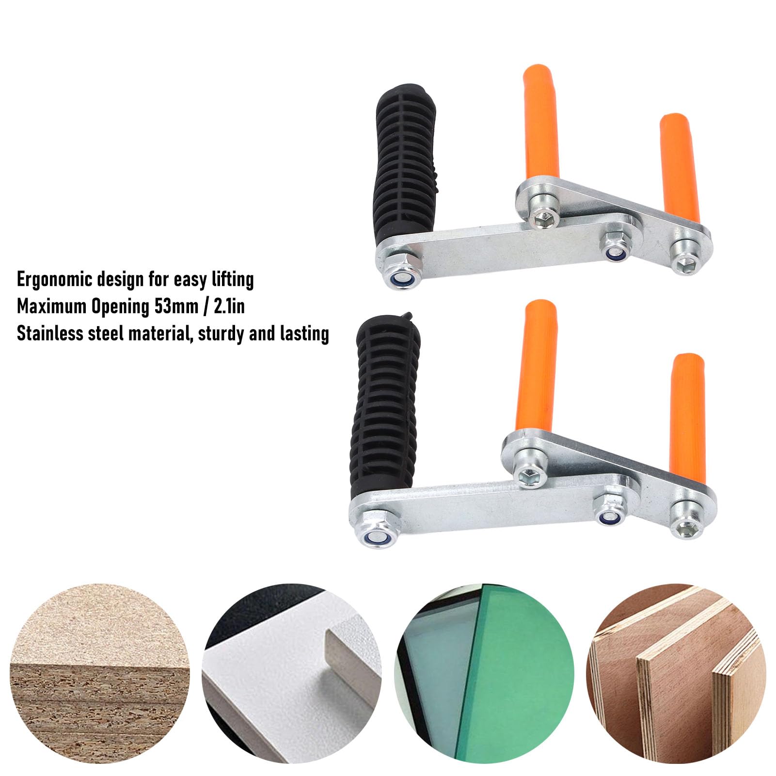 Snapklik.com : 2PCS Heavy Metal Gripper Handle Lifting Carrier, 420 ...