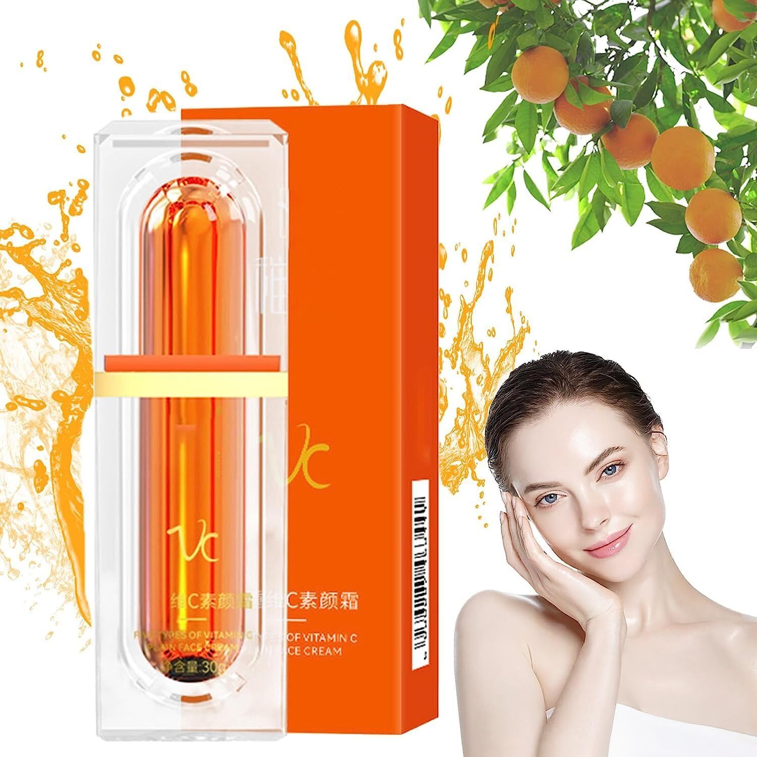 Amazon.com: Hiufer Five Vitamin C Tone-up Cream Moisturizing Tone Up ...