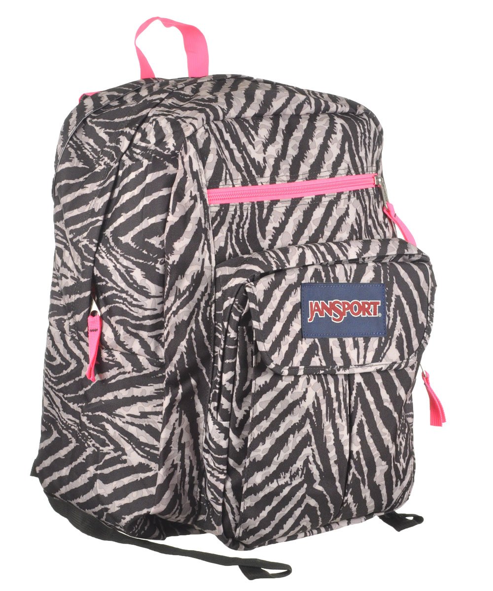 JanSport Digital Student Laptop Backpack - 2100cu in Grey Tar Wild At ...