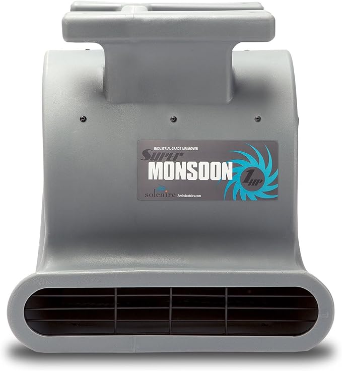 Amazon.com: Soleaire Super Monsoon SA-SM-1HP-GY Air Mover Blower Fan ...