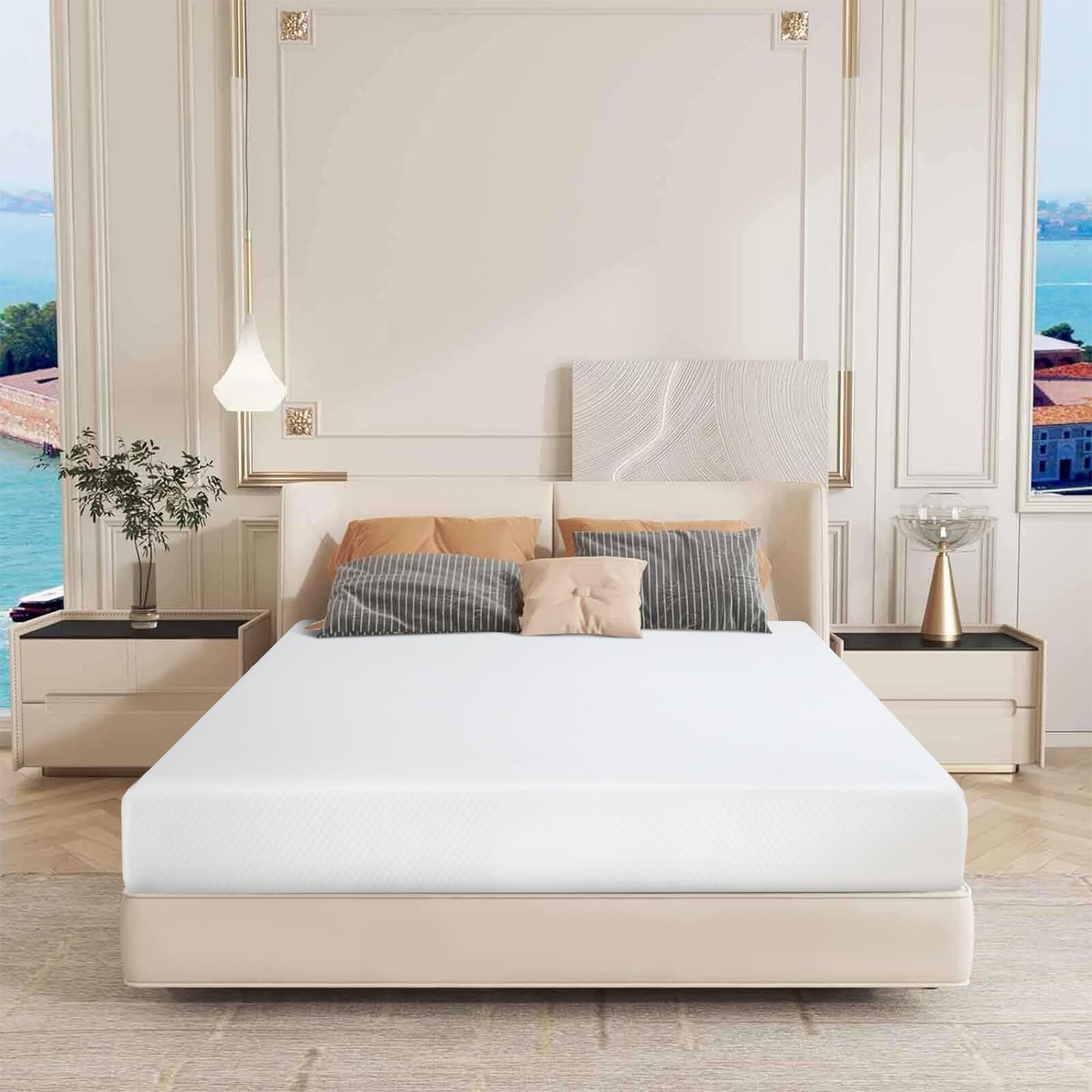 Amazon.com: Queen Mattress, 8 Inch Gel Memory Foam Mattress for Cool ...