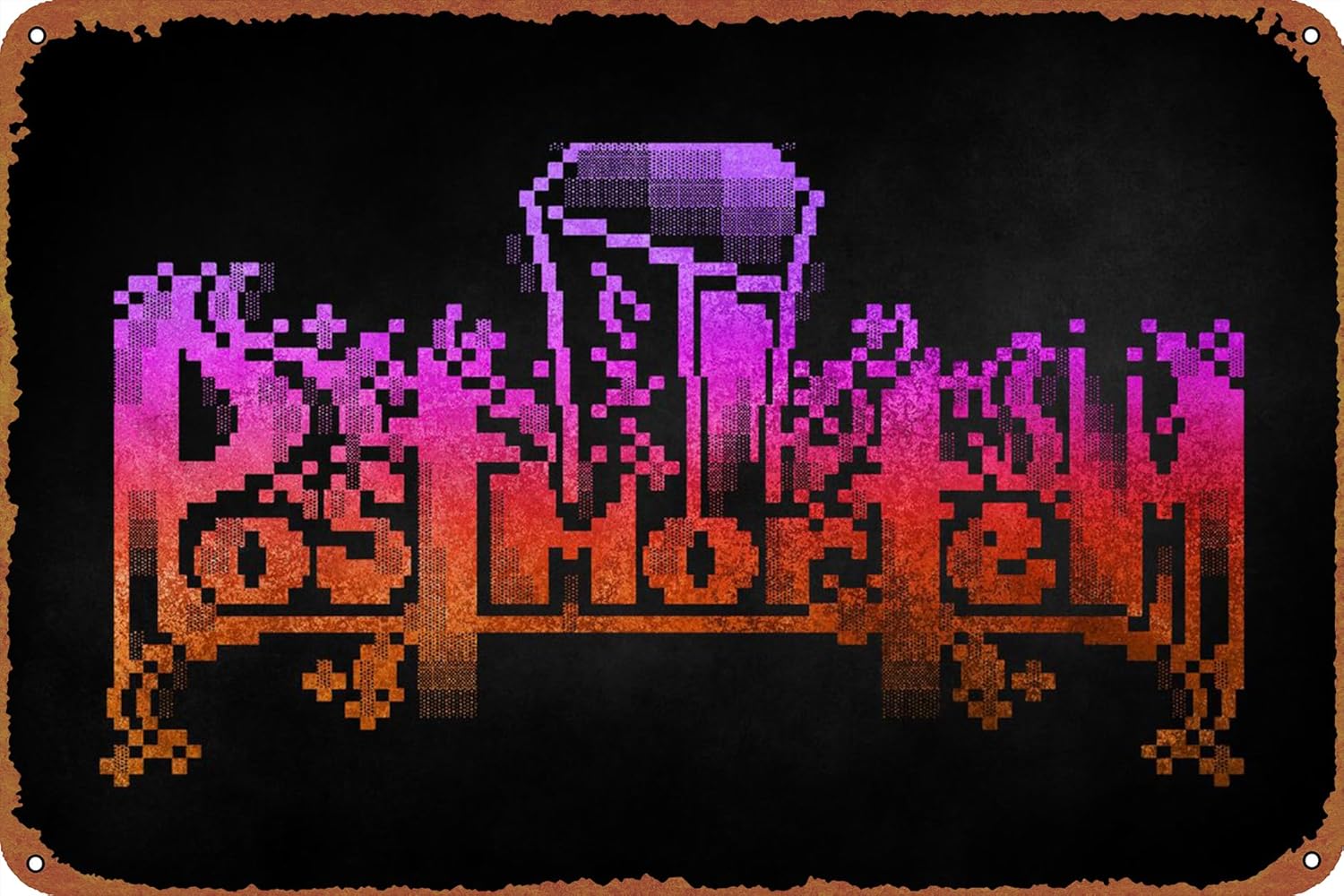 Amazon.com : POSTMORTEM Logo Warez Scene Game Poster Metal Sign Tin ...