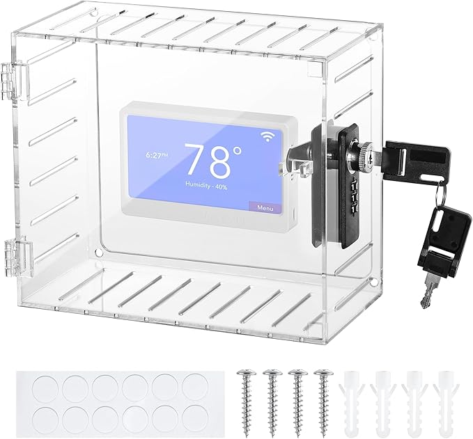 Amazon.com: Fortstrong Thermostat Lock Box - Security AC Cover with ...