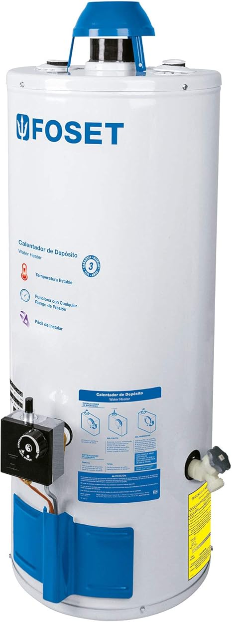 Foset CALE-38D, Calentador de Depósito, 38L, gas LP, 1 servicio ...