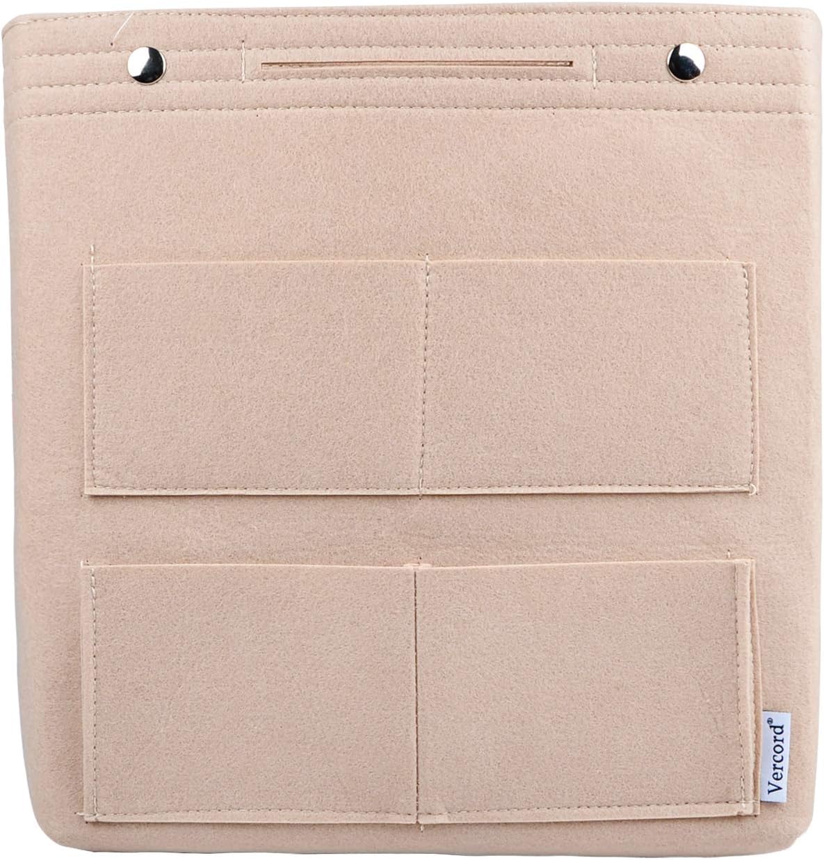 Amazon.com: Vercord Felt Tall Long Purse Tote Backpack Bag Insert ...