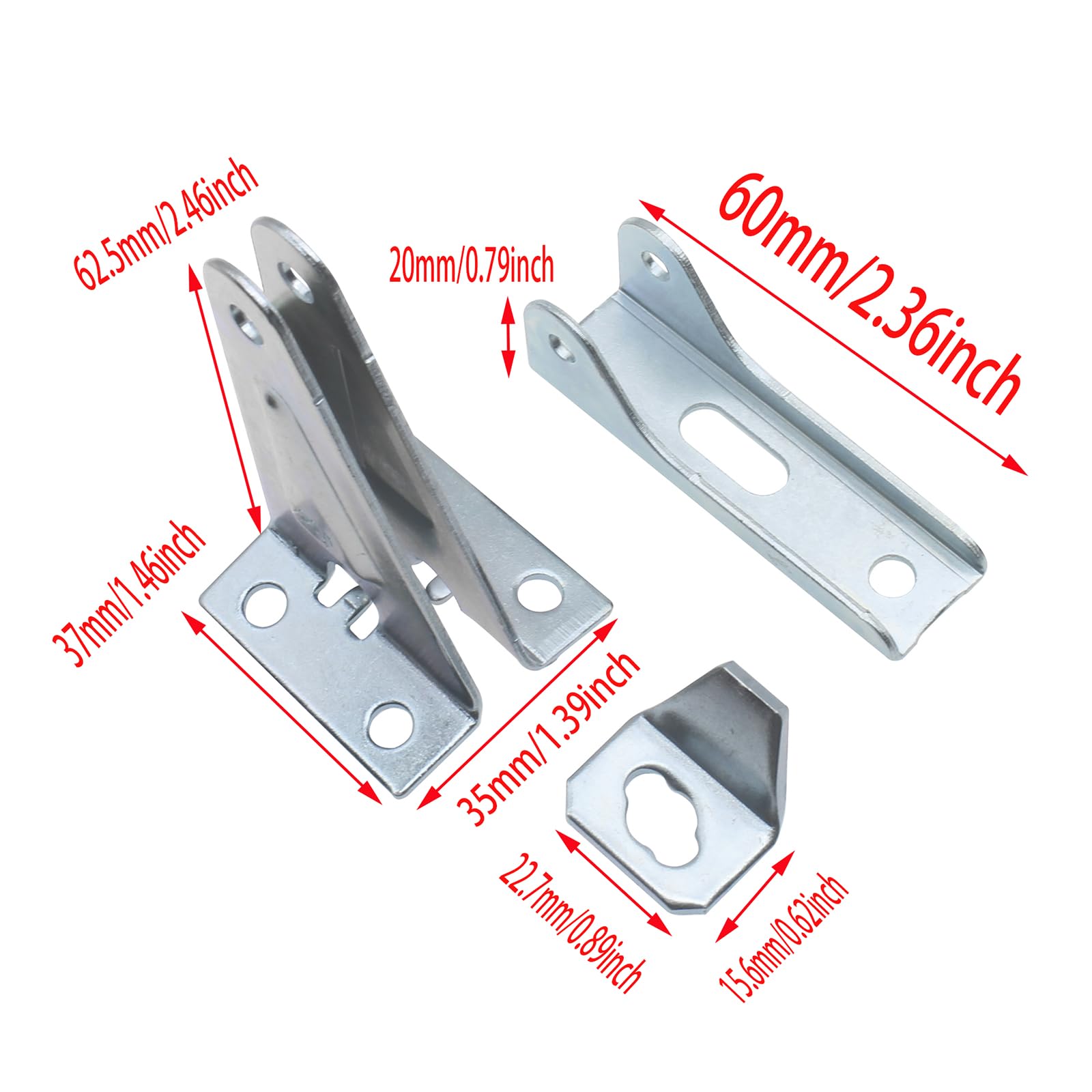 Snapklik.com : FDXGYH 1 Pack Storm Door Closer Bracket Repair Jamb ...