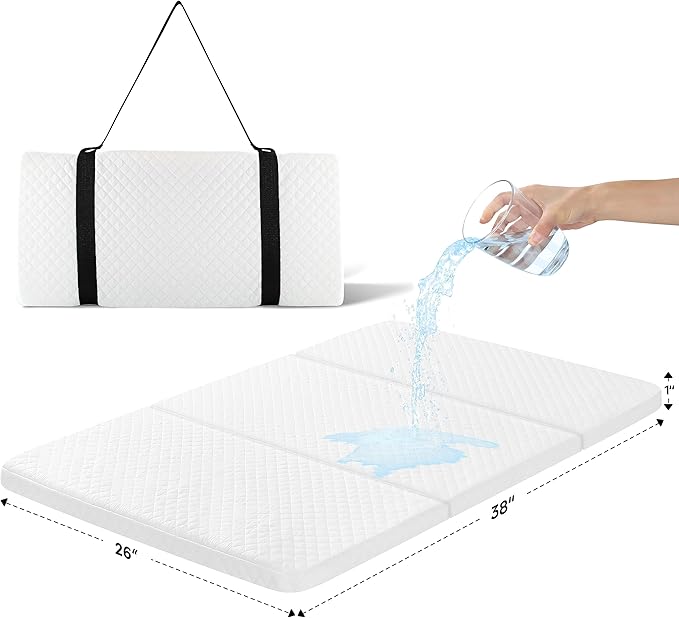 Stuffed ️ Waterproof Pack and Play Mattress Pad (38x26x1 inch), Tri ...