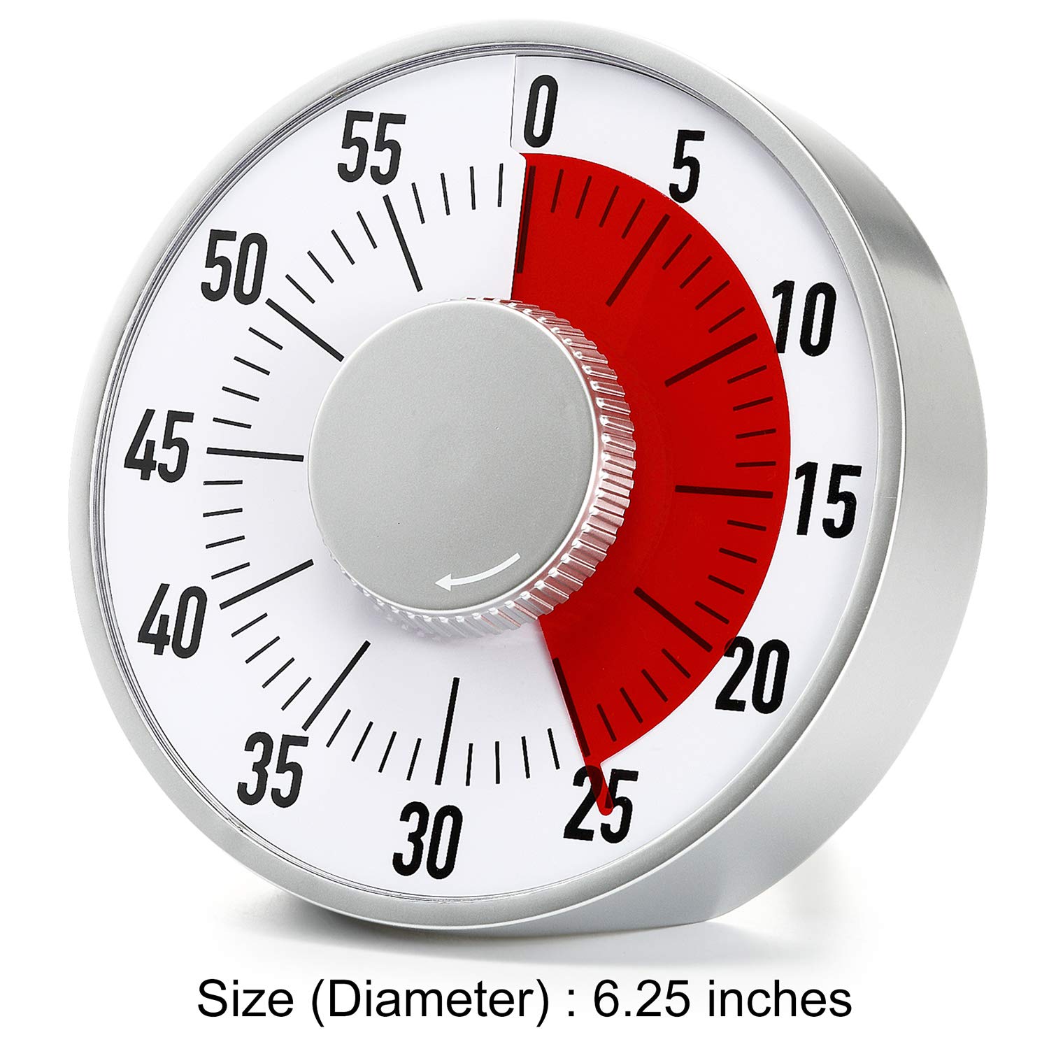 Lavigo Round Mechanical Countdown Timer, Classroom Visual Timer ...