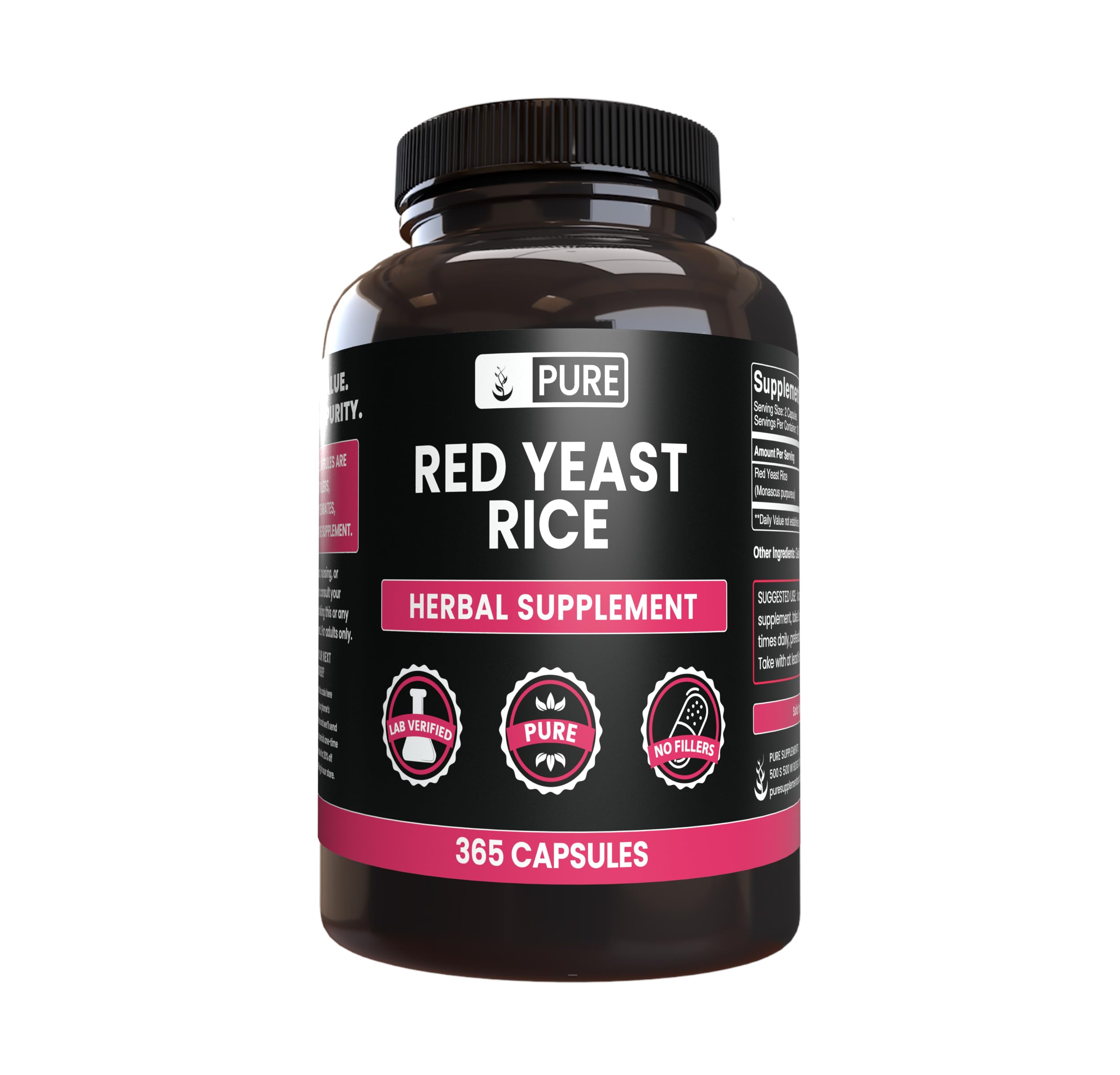Amazon.com: Pure Original Ingredients Red Yeast Rice No Magnesium Or ...