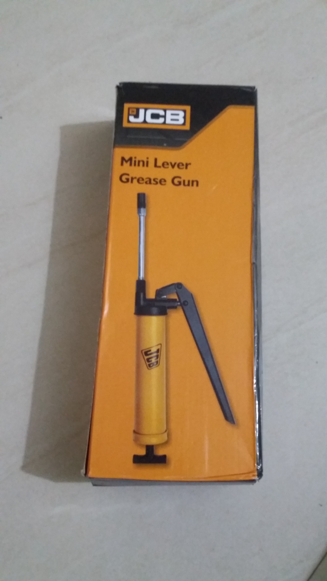 JCB Tools Mini Lever Grease Gun with Aluminum Die Cast Head Complete ...