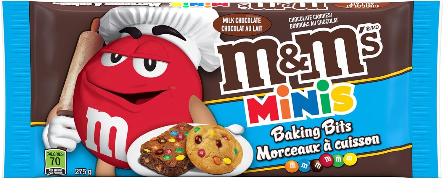 M&M's Mini Size Milk Chocolate Baking Bits 275g : Amazon.ca: Grocery ...