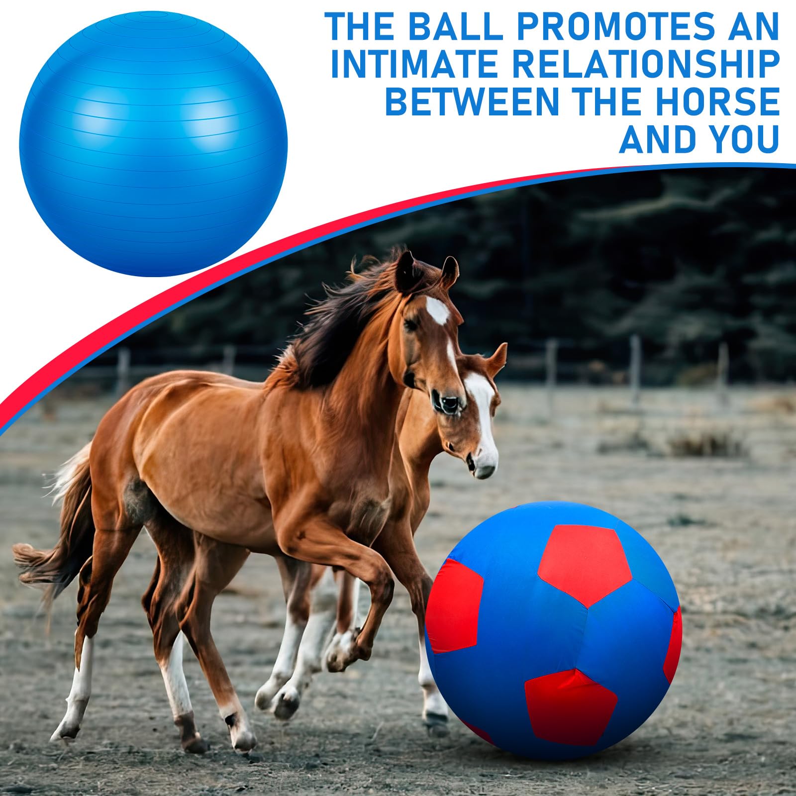 40 Inch Giant Herding Ball with Ball Cover Horse Ball Horse Toys for ...