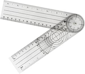 Lefenii 5 Pcs Goniometer Physical Tool | Easy Angle Goniometer,360 ...
