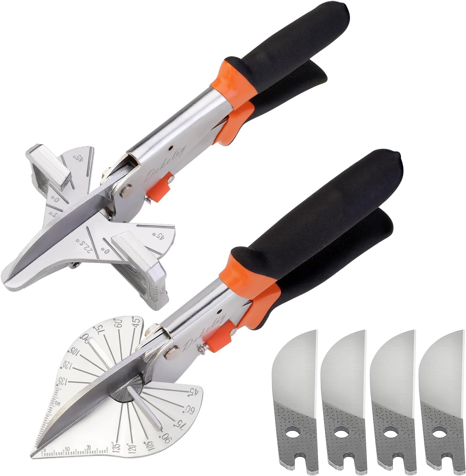 Multi Angle Miter Shear Cutter, 45-135 Degree Adjustable Angle Scissors ...