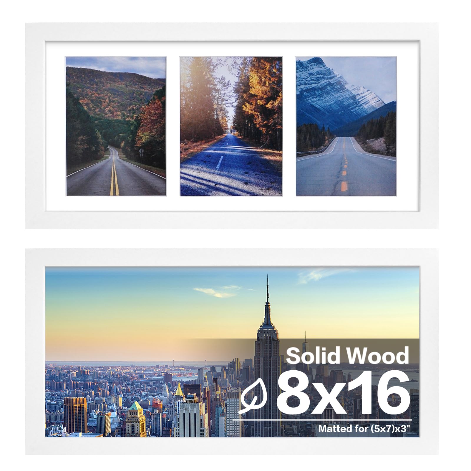 Snapklik.com : Egofine 8x16 Collage Picture Frame Set Of 2, Display ...