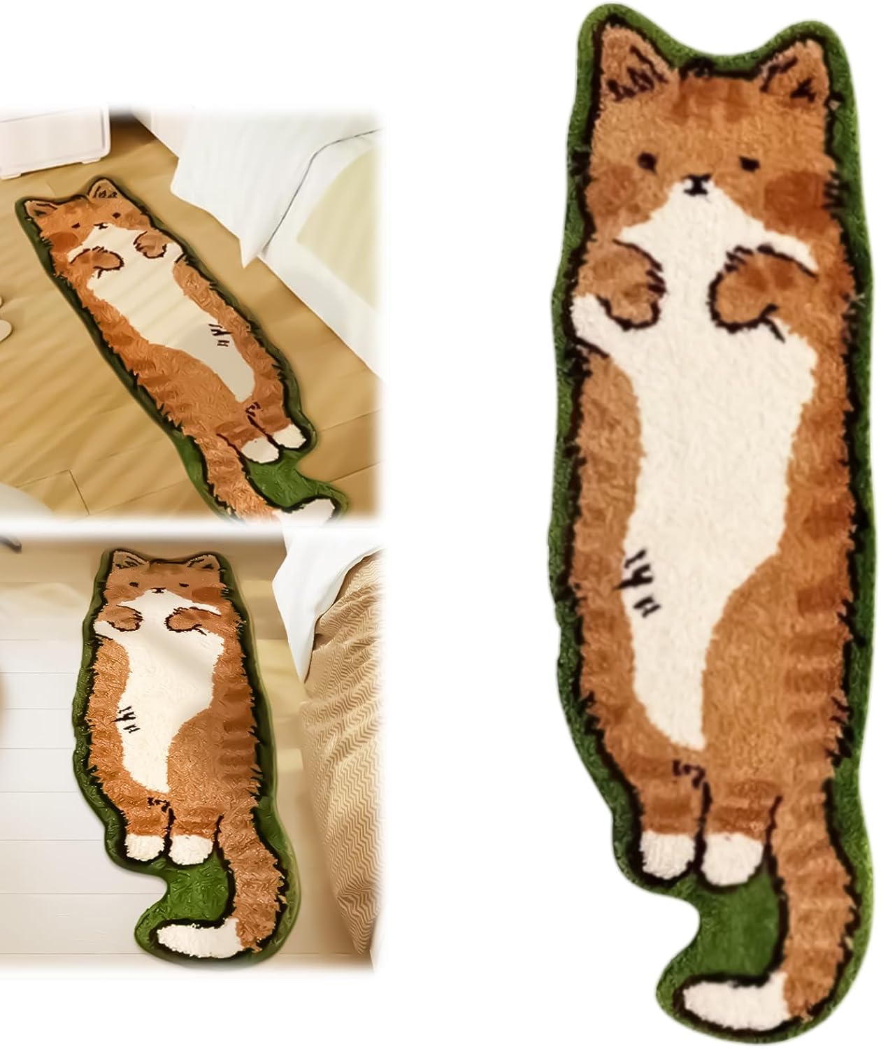 Amazon.com: liucocotos Cat Rug, Cute Cat Bathroom Rugs Washable ...