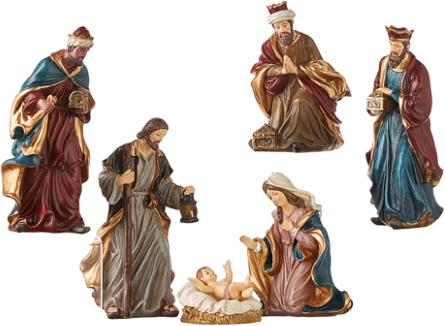 Amazon.com: RAZ Imports 2021 We Three Kings 5.75" Jewel Tone Nativity ...