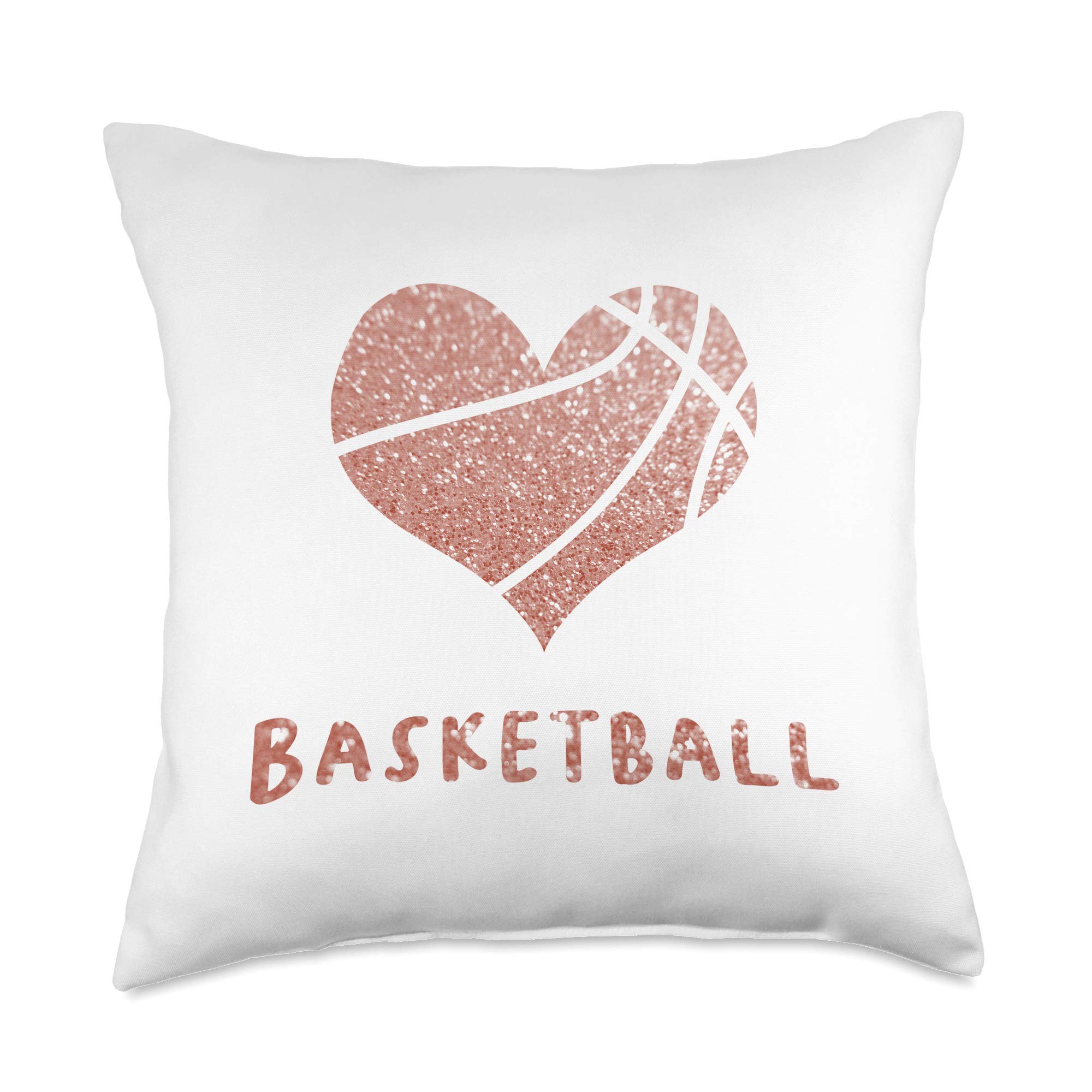 Pink Basketball Heart