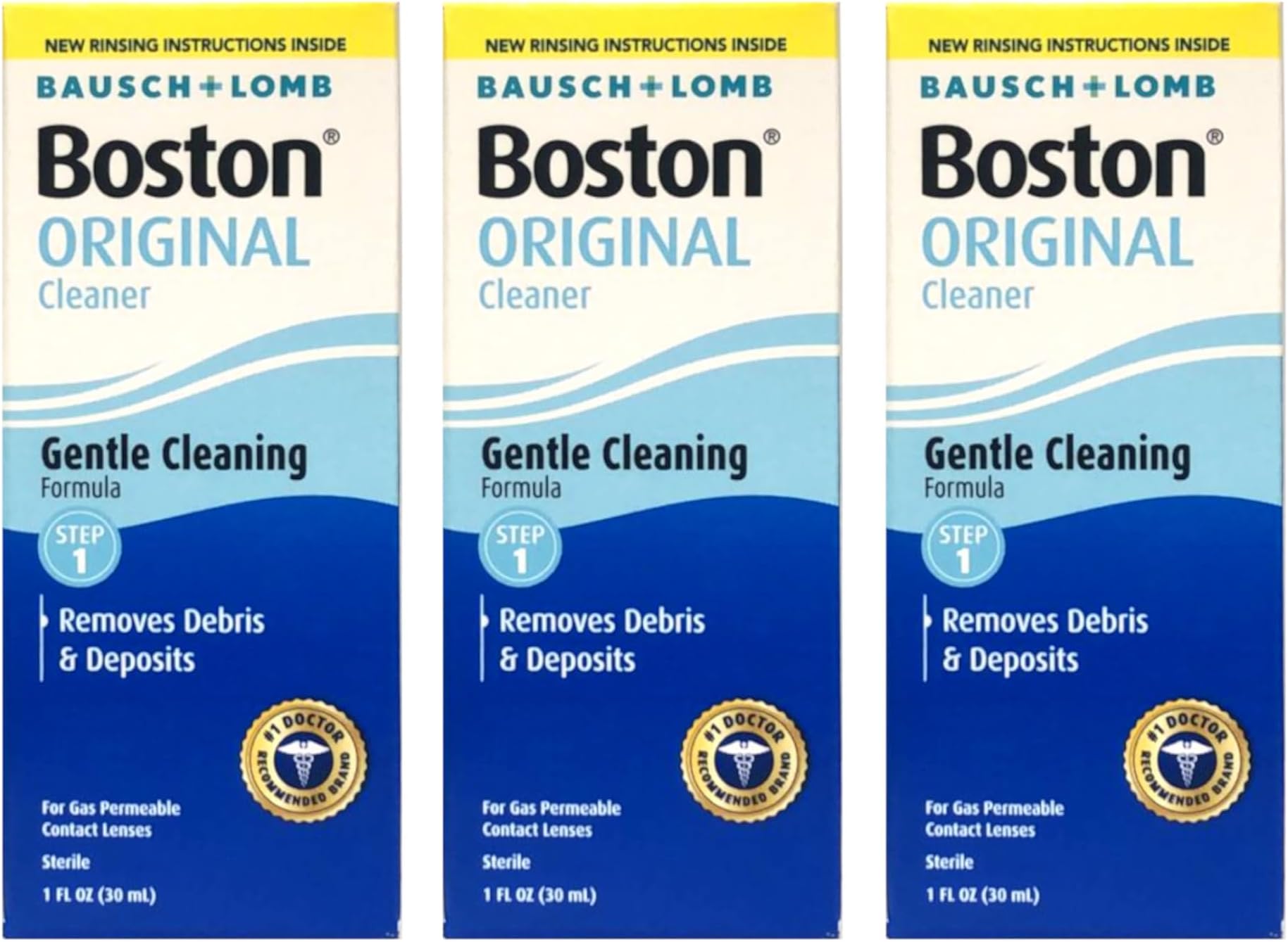 Amazon.com: Bausch & Lomb Boston One Step Liquid Enzymatic Cleaner ...