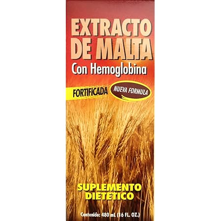 Amazon.com: Extracto de Malta 16 oz. with B12 and Hemoglobina Germa 2 ...